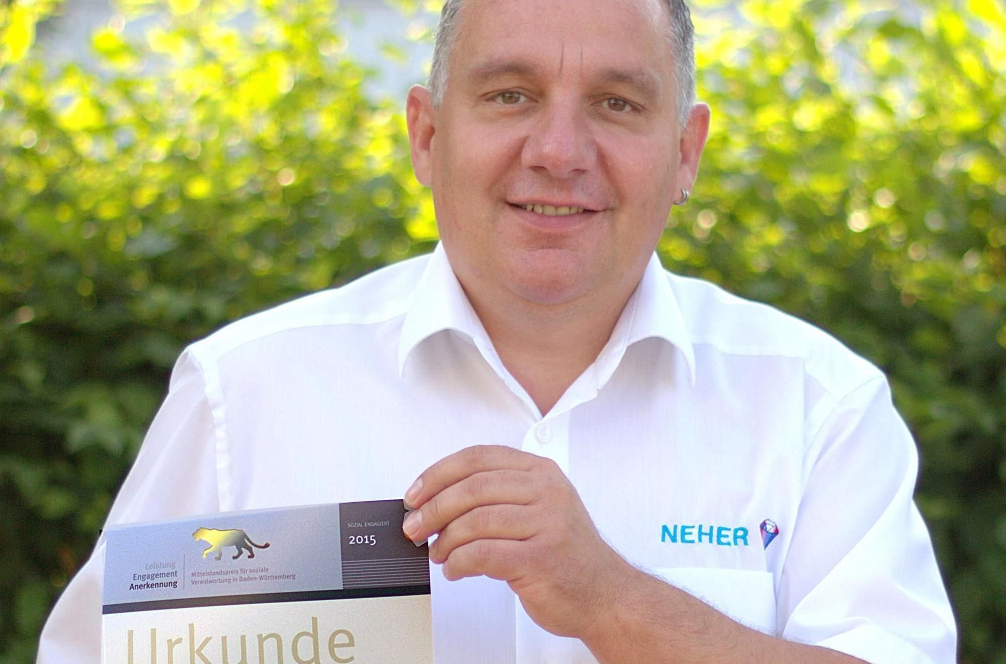 Auszeichnung für Neher Group