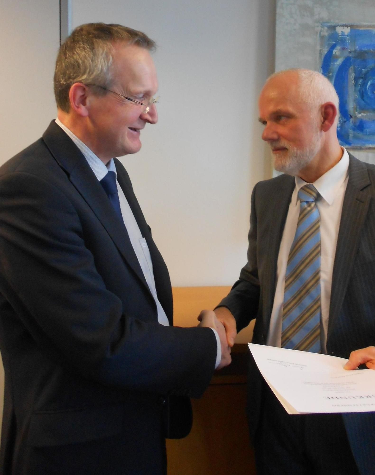 Hermann Rieger verabschiedet