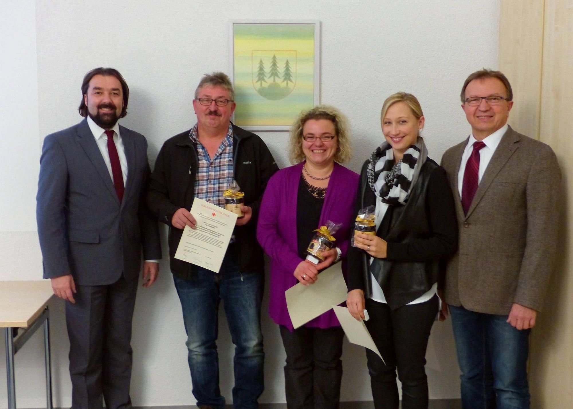 Pommertsweiler ehrt Mehrfachblutspender