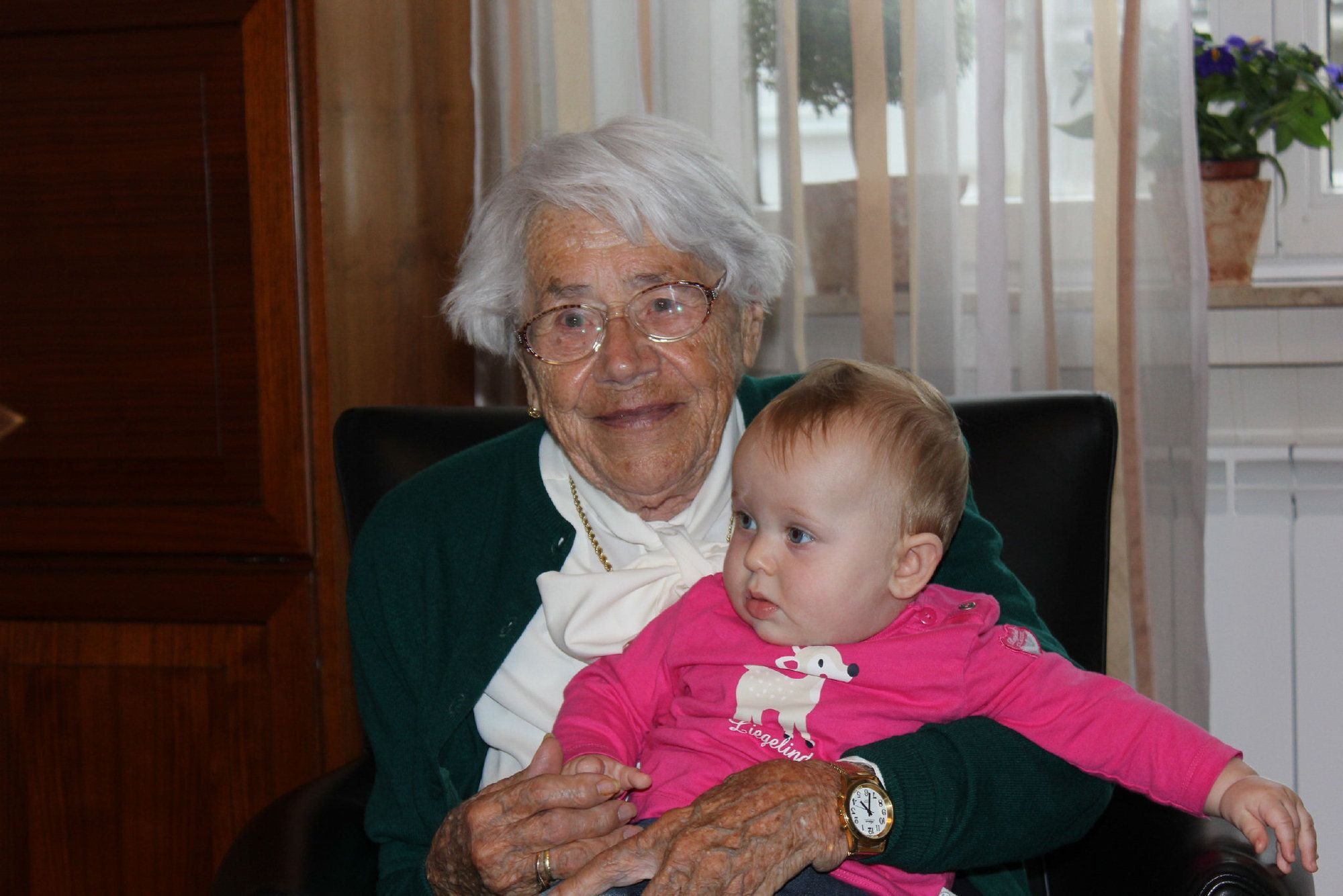 Ihre vier Urenkel sind Maria Benz’ ganz großes Glück