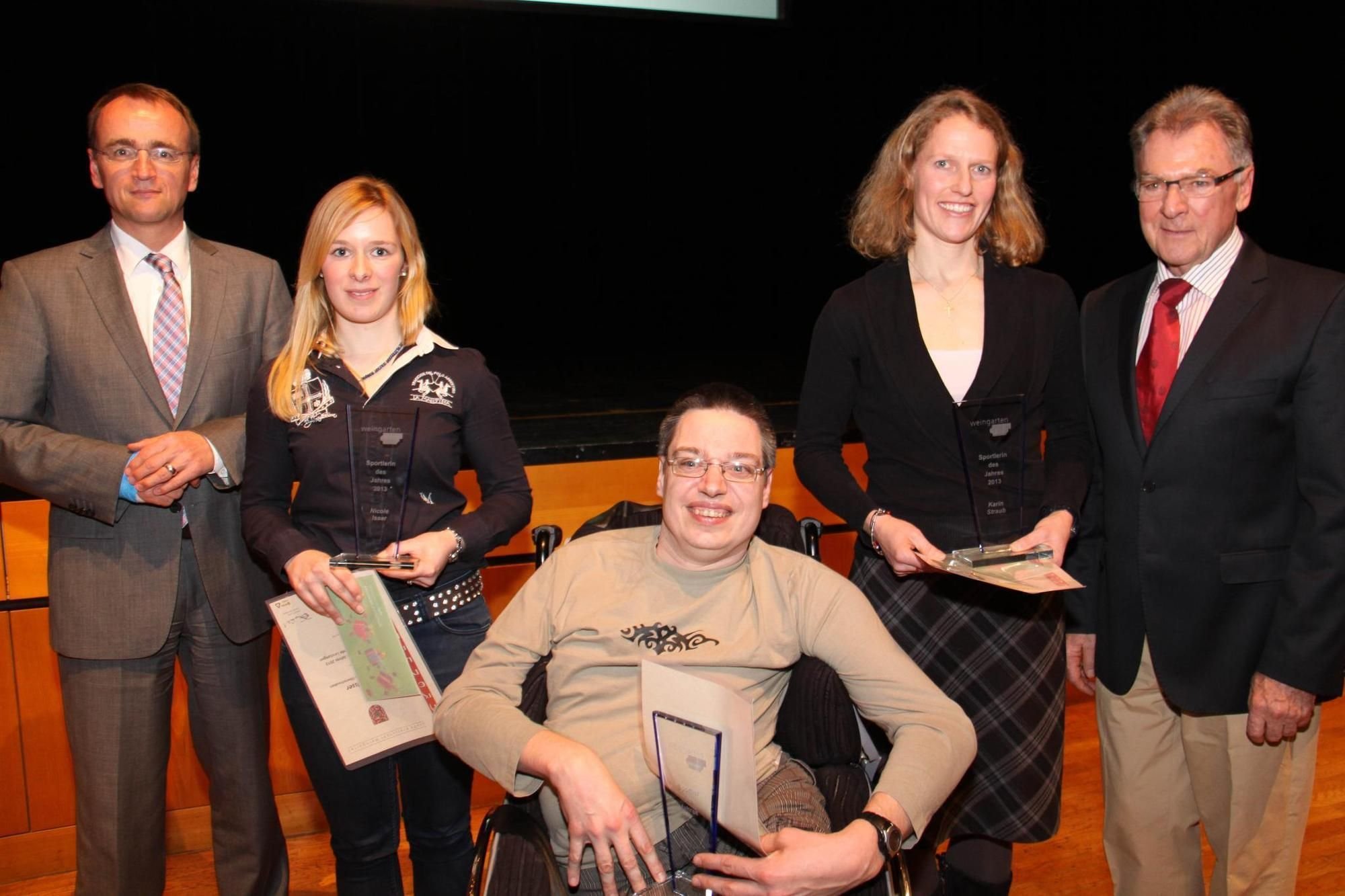 Nicole Isser, Karin Straub und Michael Eggert sind Sportler des Jahres