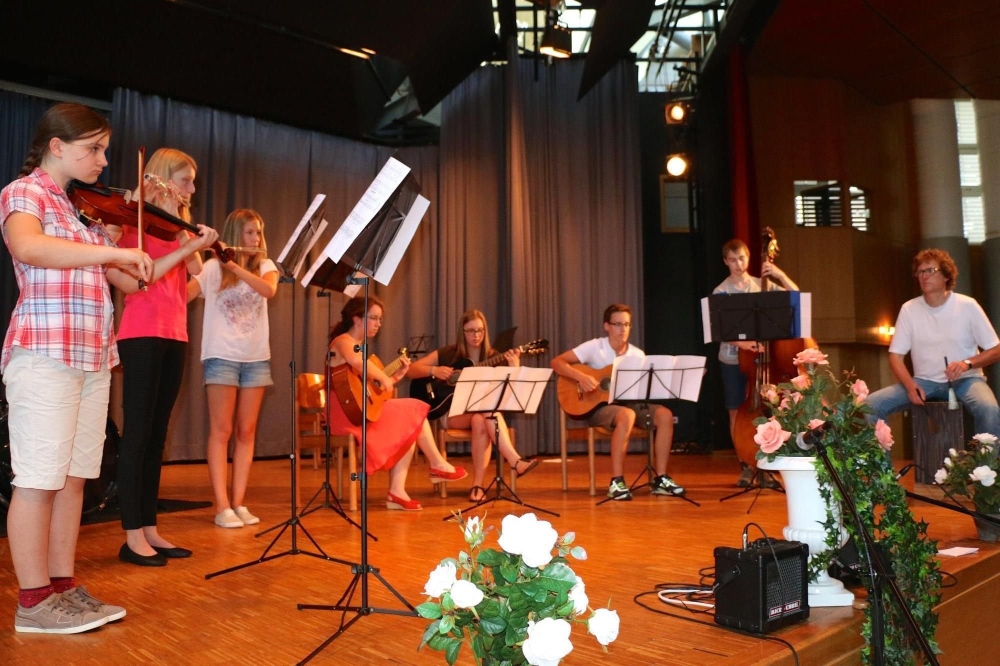 Schüler machen Musik in allen Variationen