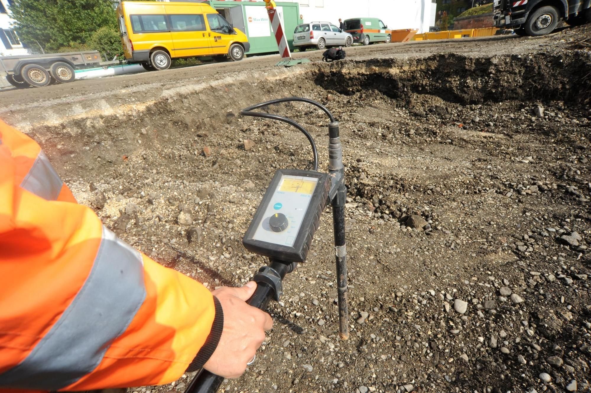 Daniel Raabe spürt Blindgänger auf