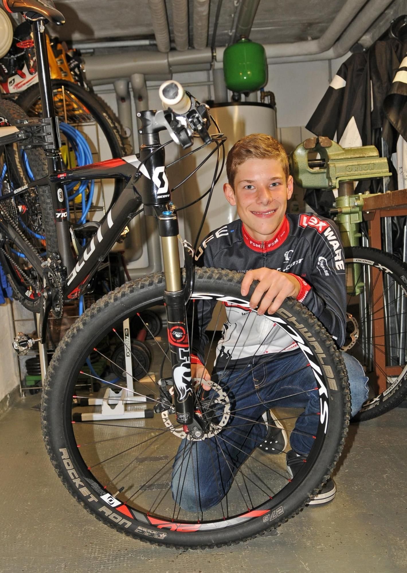 Mountainbiker David List will hoch hinaus