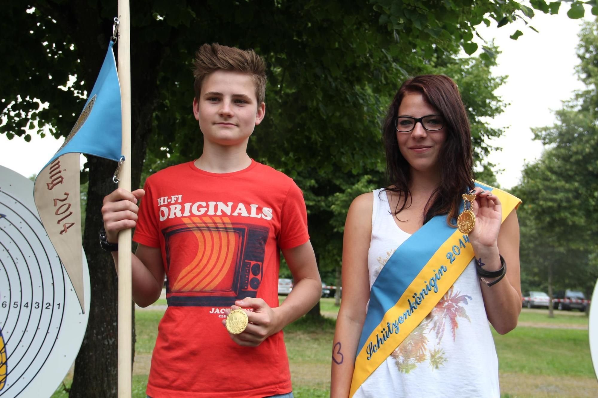Isaja Zodel und Nathalie Griese sind das Schützenkönigspaar