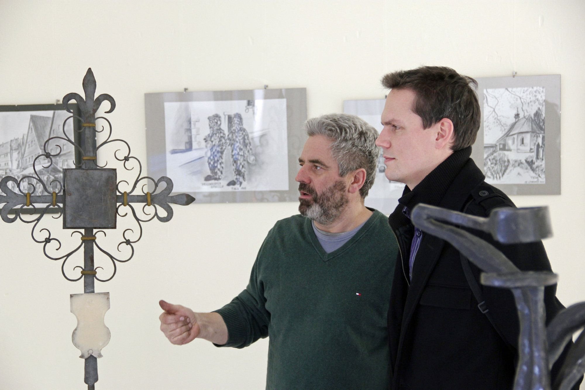 Peter Klink eröffnet Kunstgalerie an der Metzgergasse