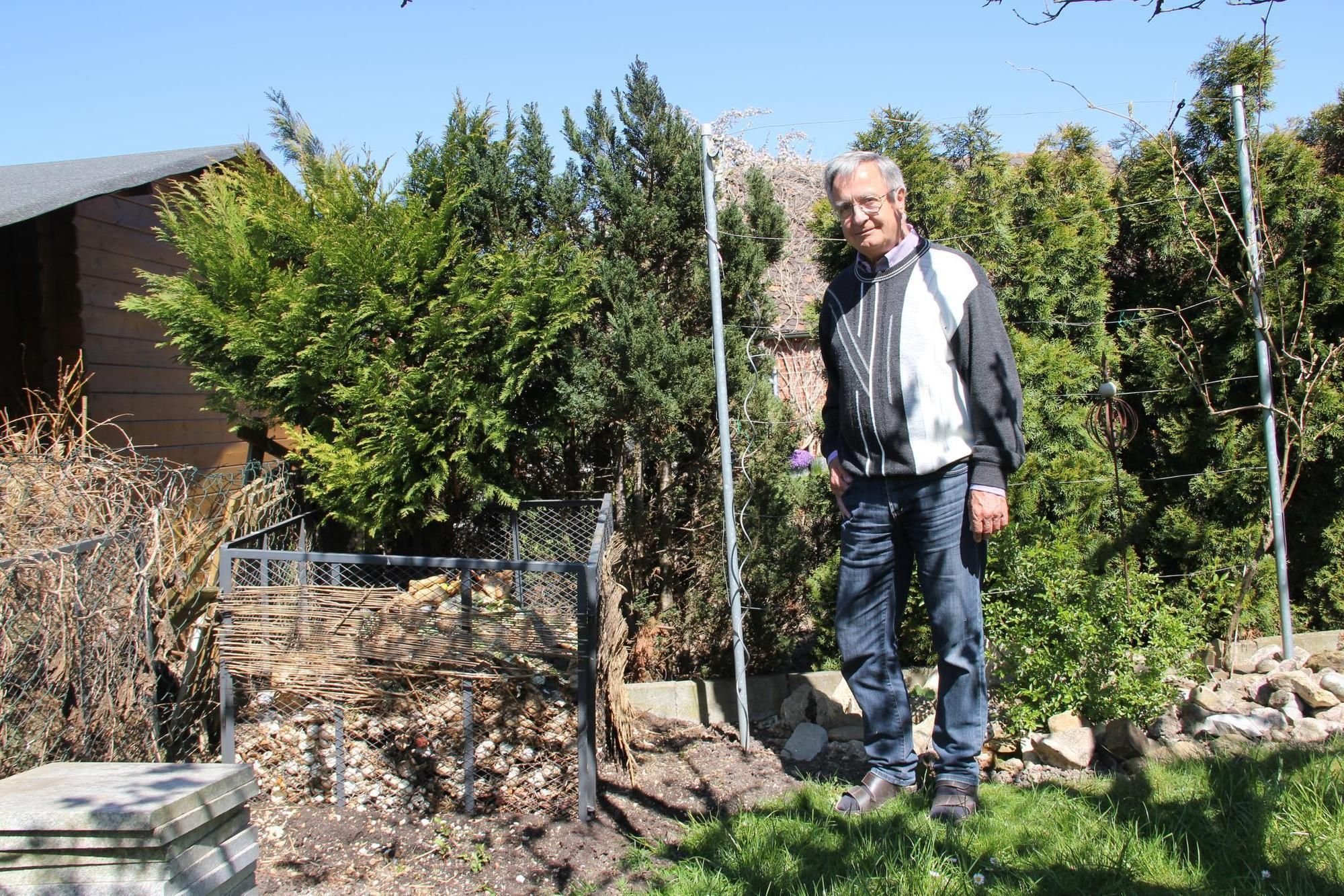 Ein Fuchs im Garten: Da staunt Peter Posch nicht schlecht