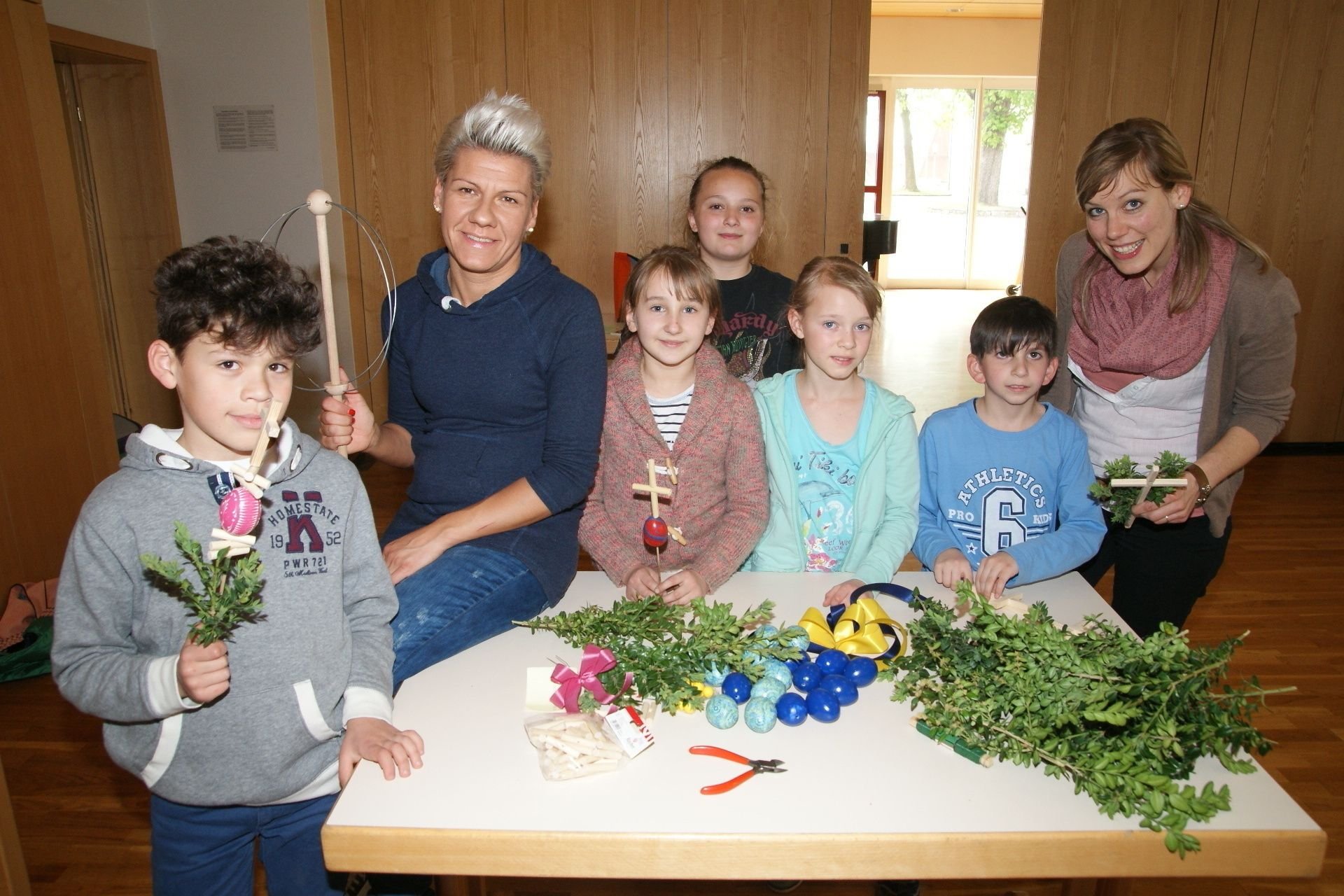 16 Kinder basteln Palmen