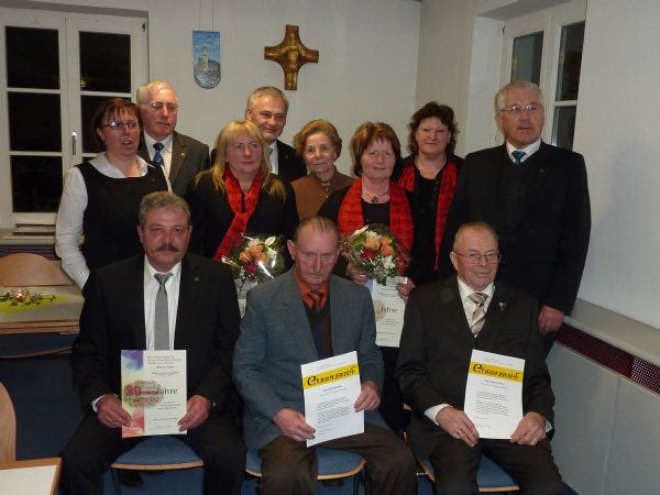 Ferdinand Mack und Michael Abele singen seit 60 Jahren