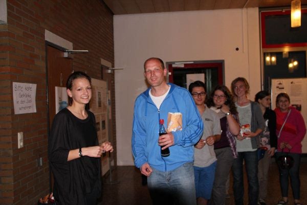 Die Aula wird zum Kinosaal