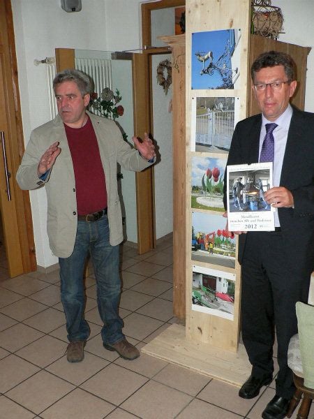 Kunstschmied Peter Klink präsentiert seinen Kalender