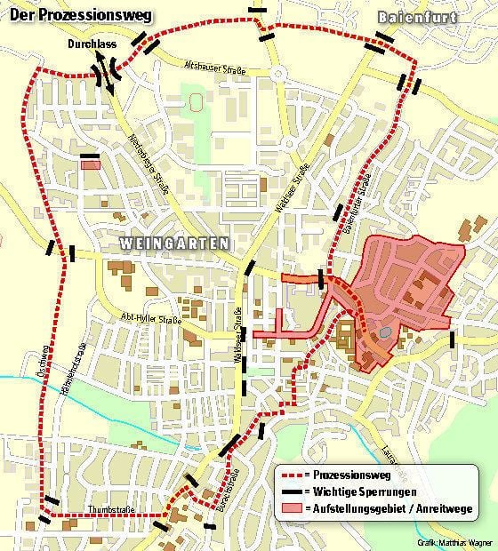 Ross und Reiter haben am Blutfreitag in Weingarten absoluten Vorrang