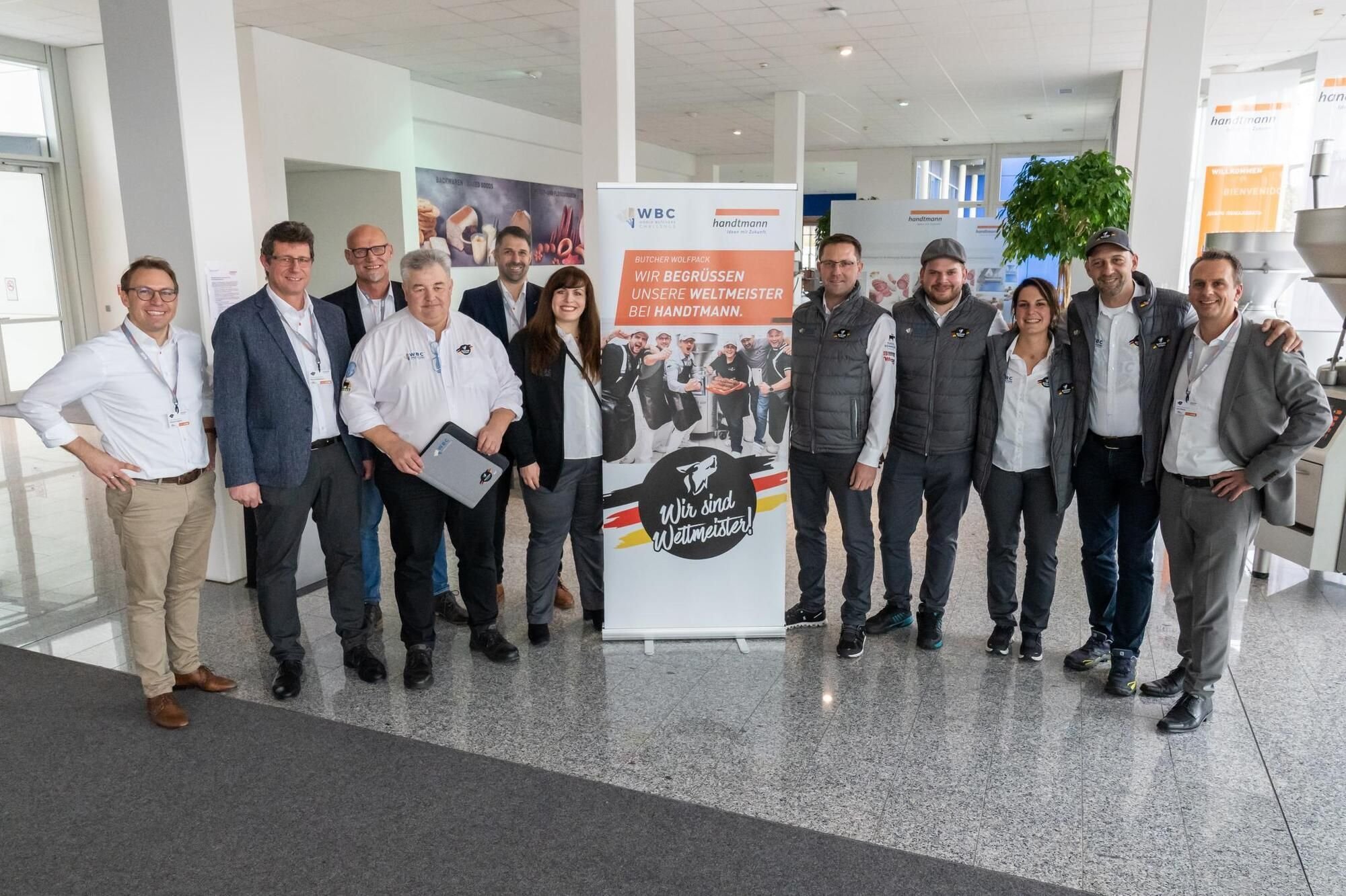 Handtmann empfängt die Weltmeister des Fleischerhandwerks