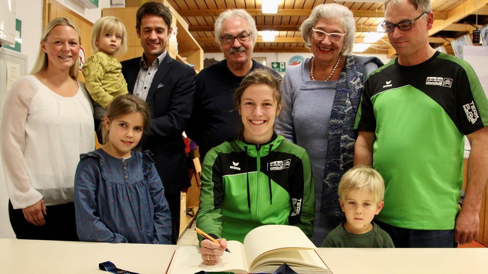 Herzlicher Empfang für Anja Fischer