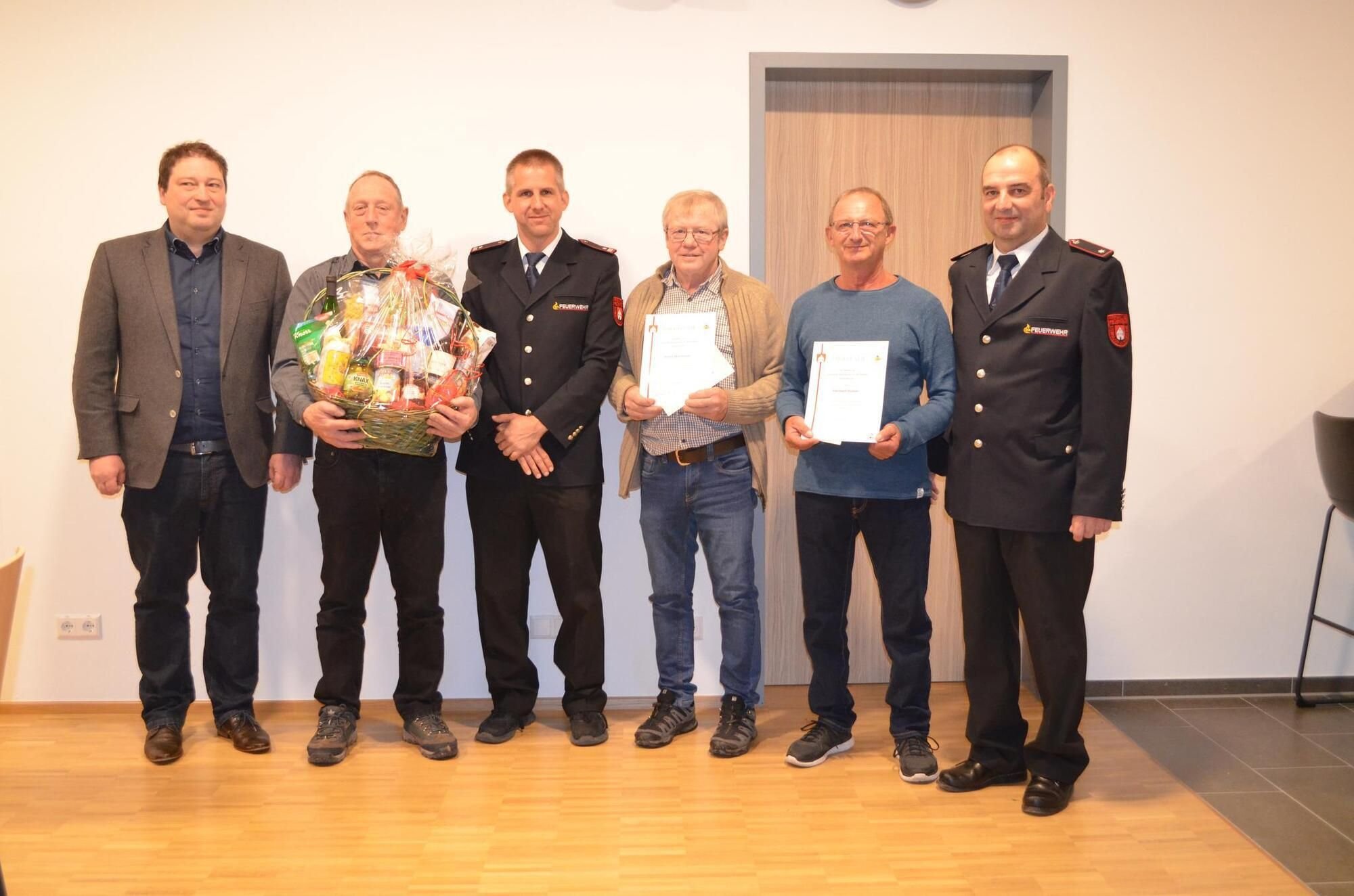 Feuerwehr Steinhausen verabschiedet langjährige Mitglieder