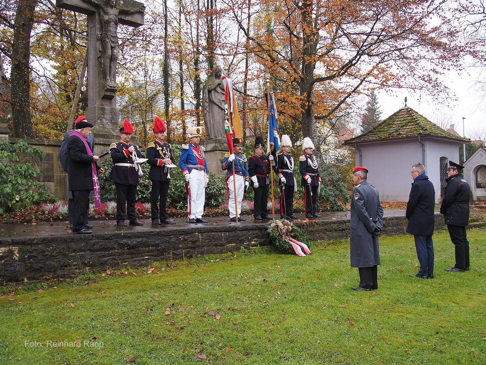 Kranzniederlegung am Volkstrauertag