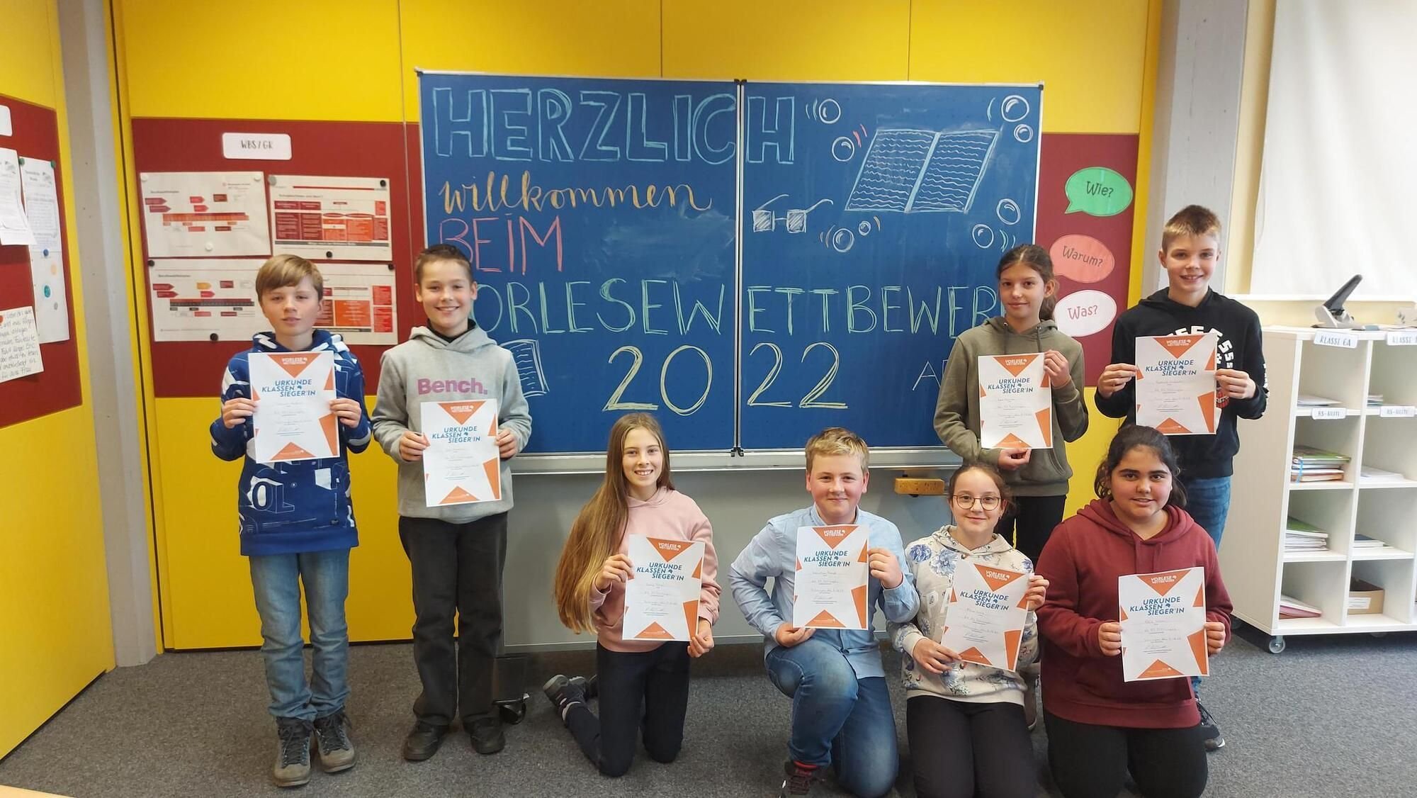 Vorlesewettbewerb an der Realschule Trossingen