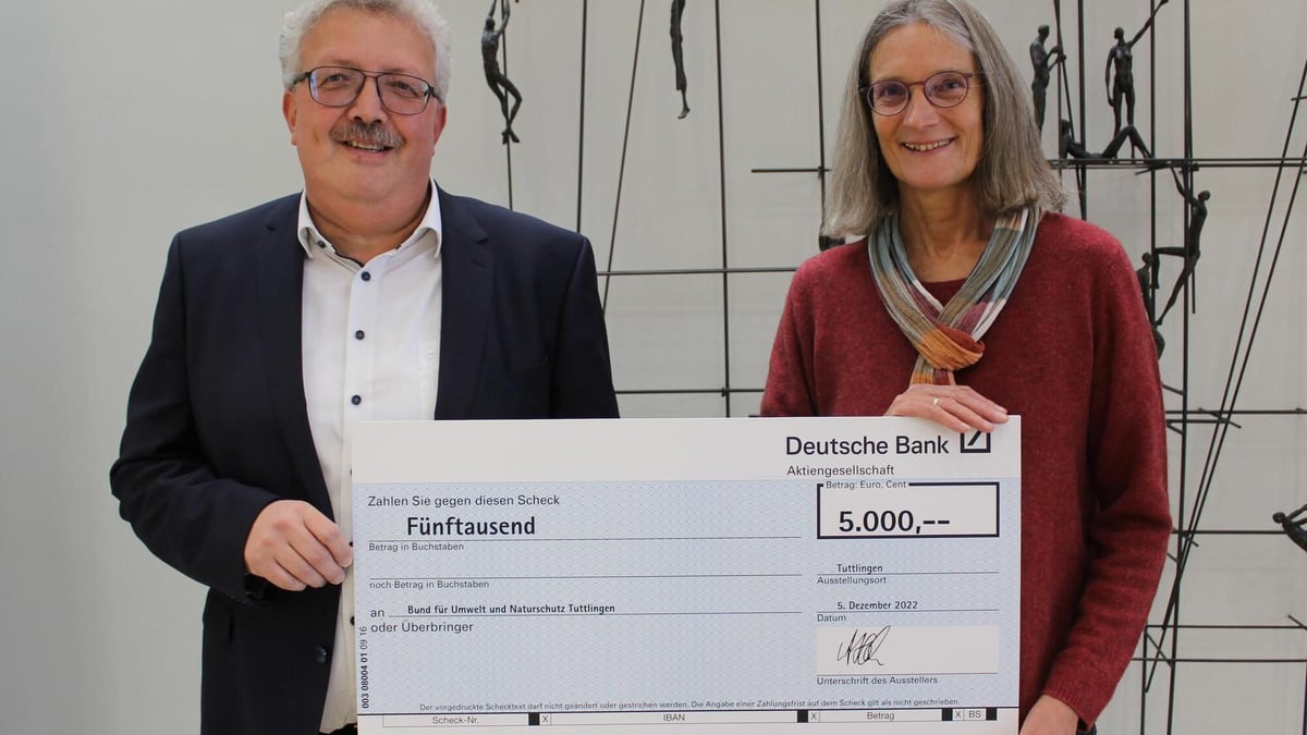 Geld von Aesculap für BUND Tuttlingen