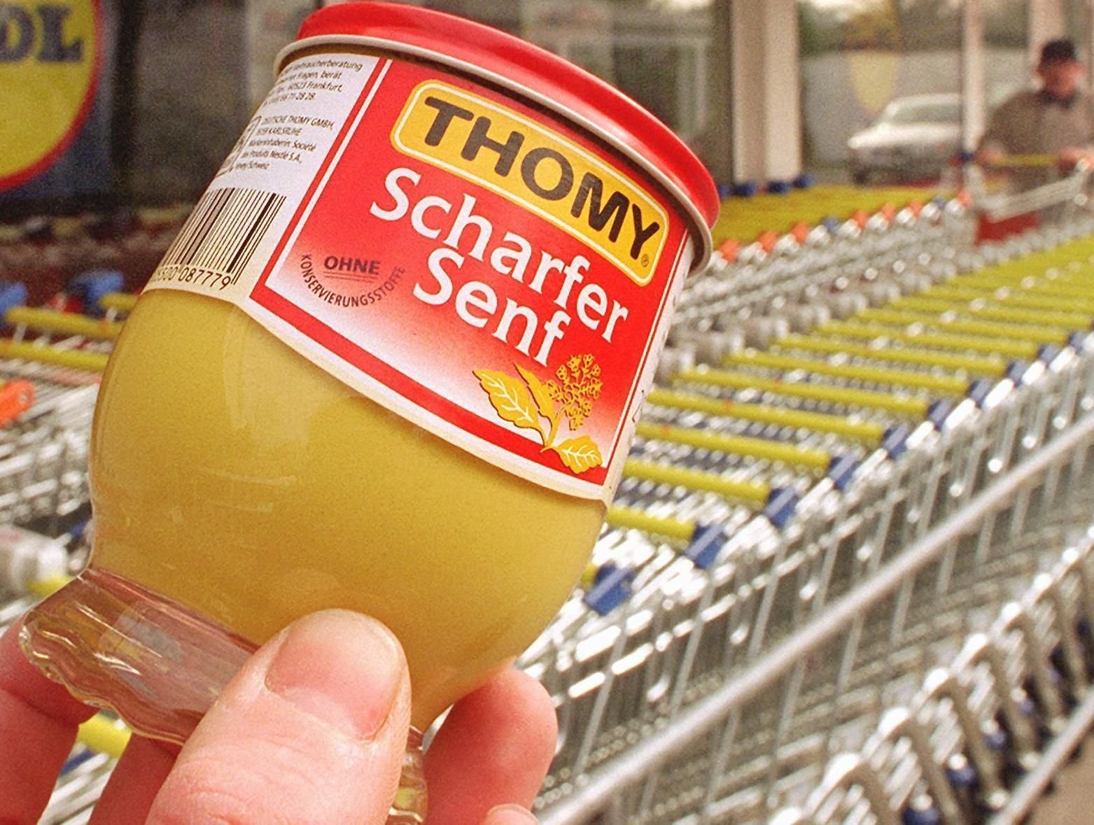 Letzter Schluck aus dem Senfglas