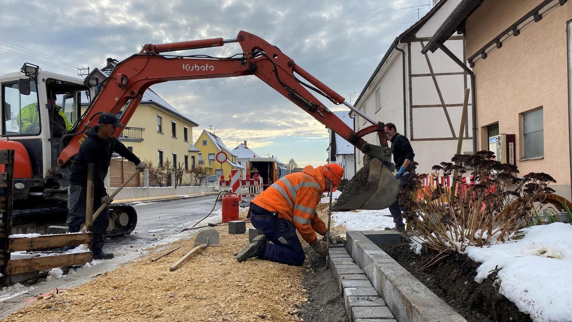 Die Laizer Hauptstraße ist demnächst wieder geöffnet