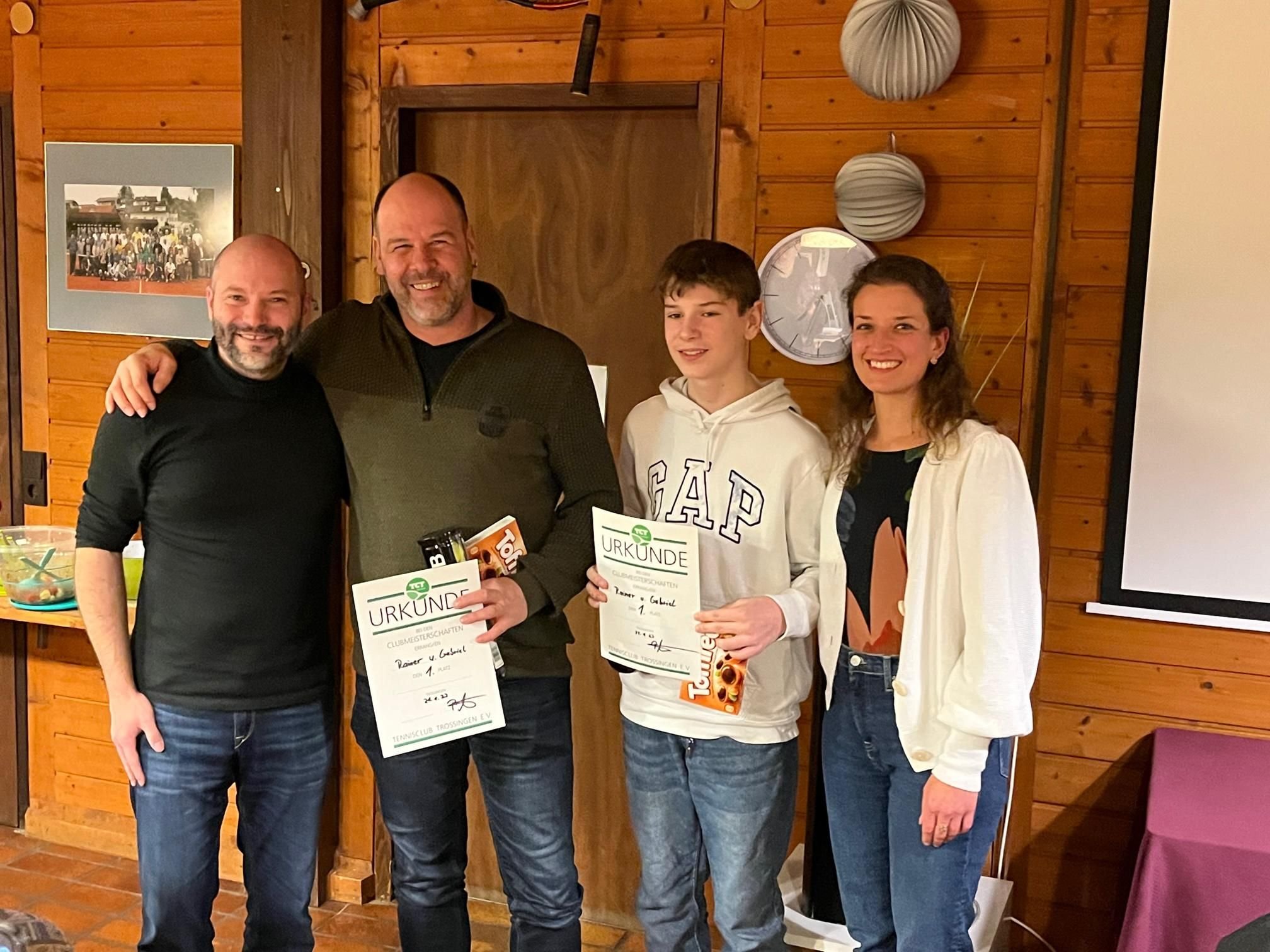 TC Trossingen feiert mit dem „Mixed-up Doppelturnier“ Premie