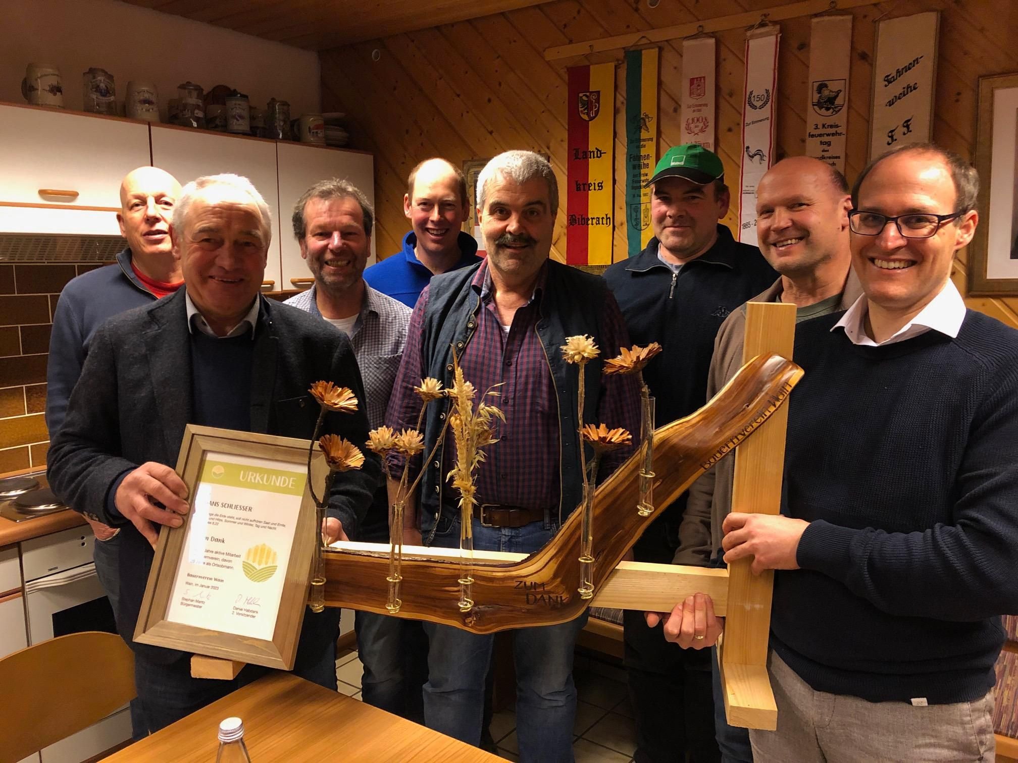 Daniel Habdank neuer Vorsitzender des Wainer Bauernvereins