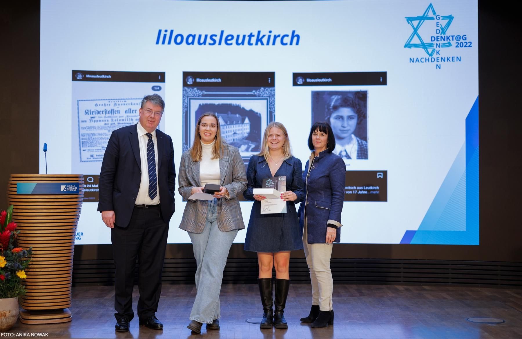 Berliner Auszeichnung für Nina Brunner und Lorena Sauerhering