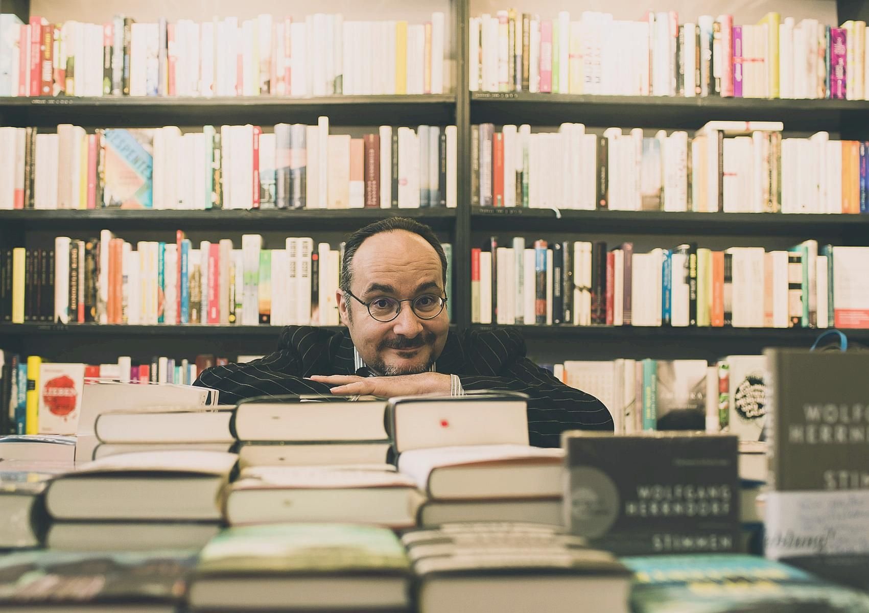 Literat Florian Arnold am 7. März im Kunstschalter