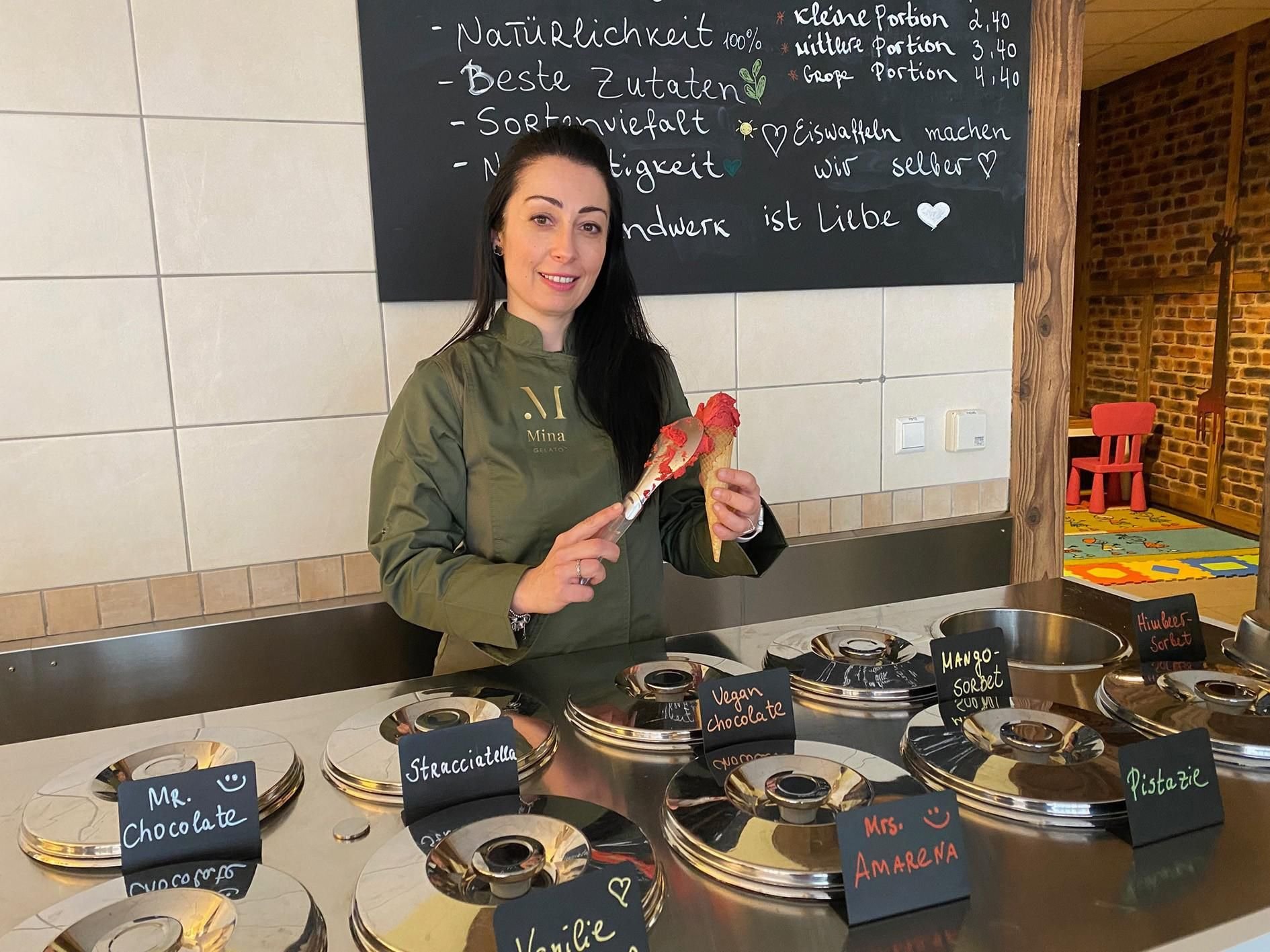 „Mina Gelato“: Neues Eiscafé in Friedrichshafen am Bodensee