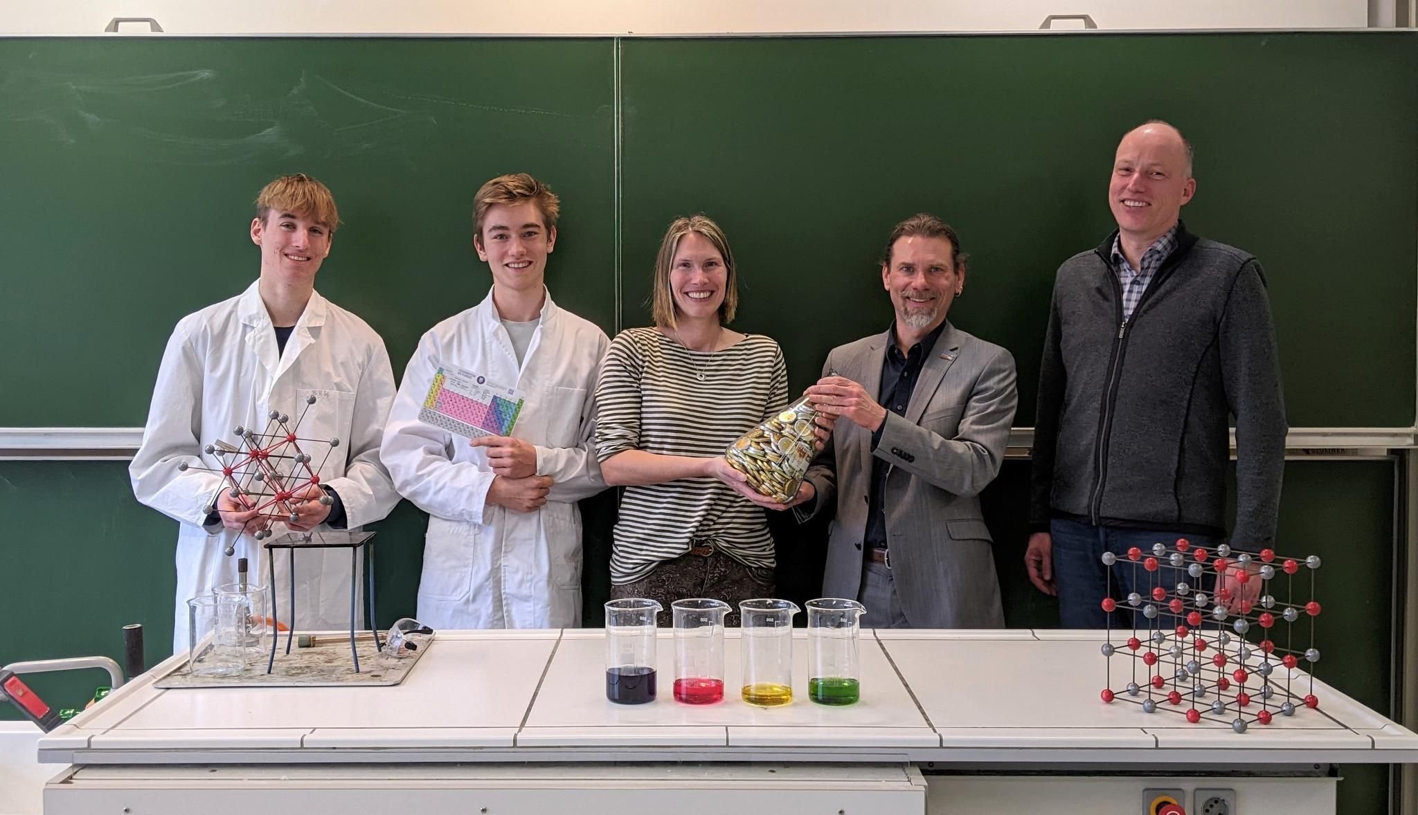 Förderung für den Chemie–Unterricht