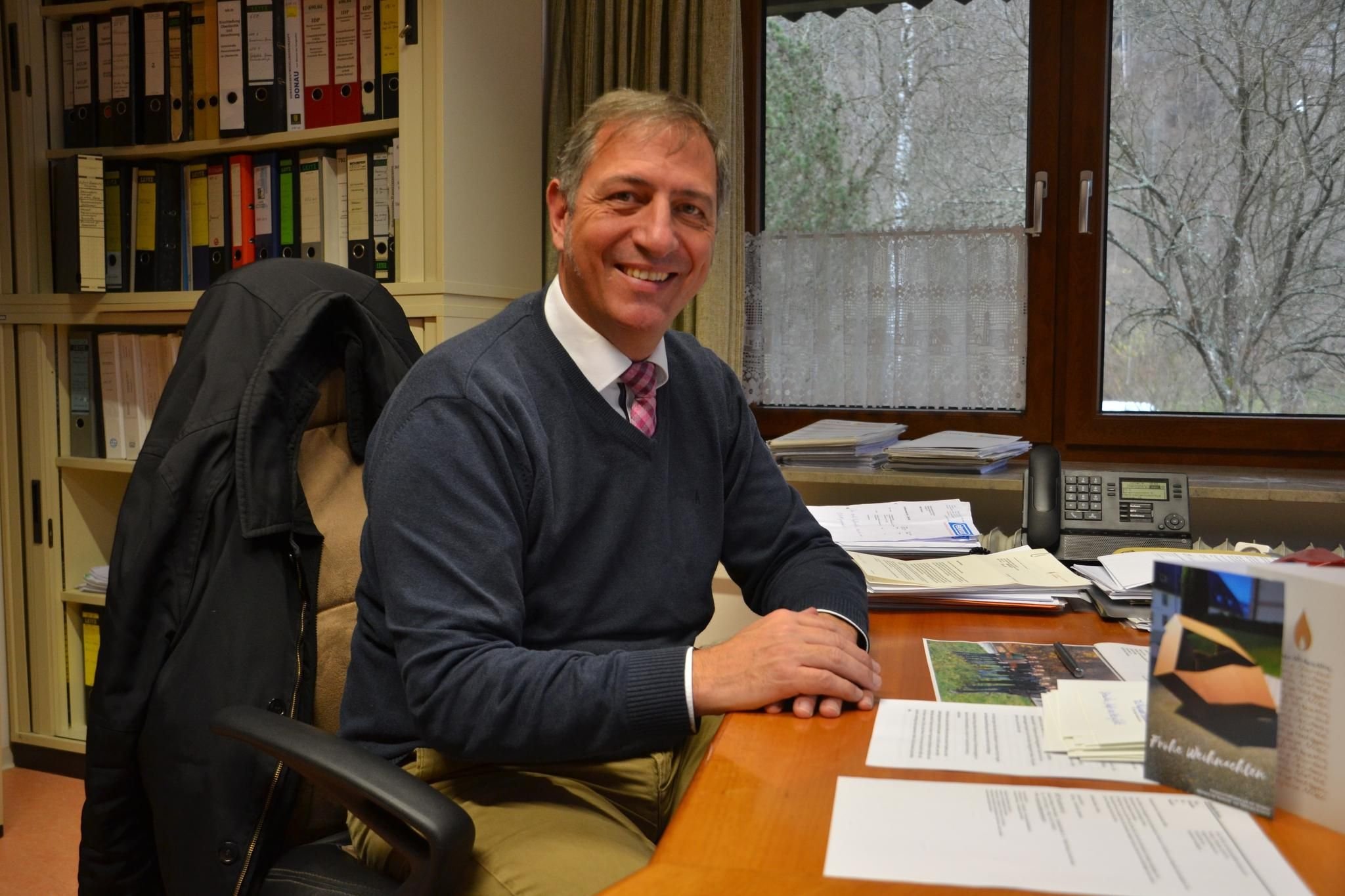 Bad Saulgaus Bürgermeisterkandidat beginnt früh mit Wahlkampf