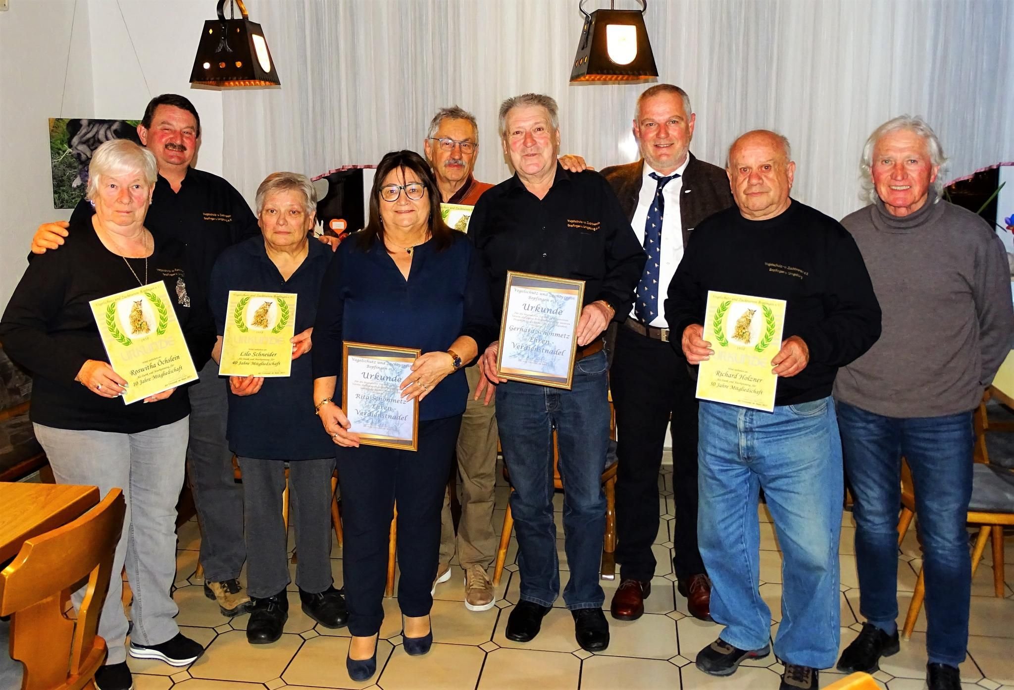 Vogelschutz– und Zuchtverein lobt Züchter