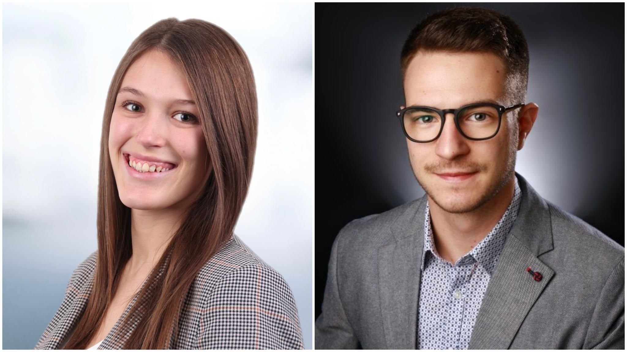 Lea Maier und Jannik Stroh sind die Netzwerkmanager