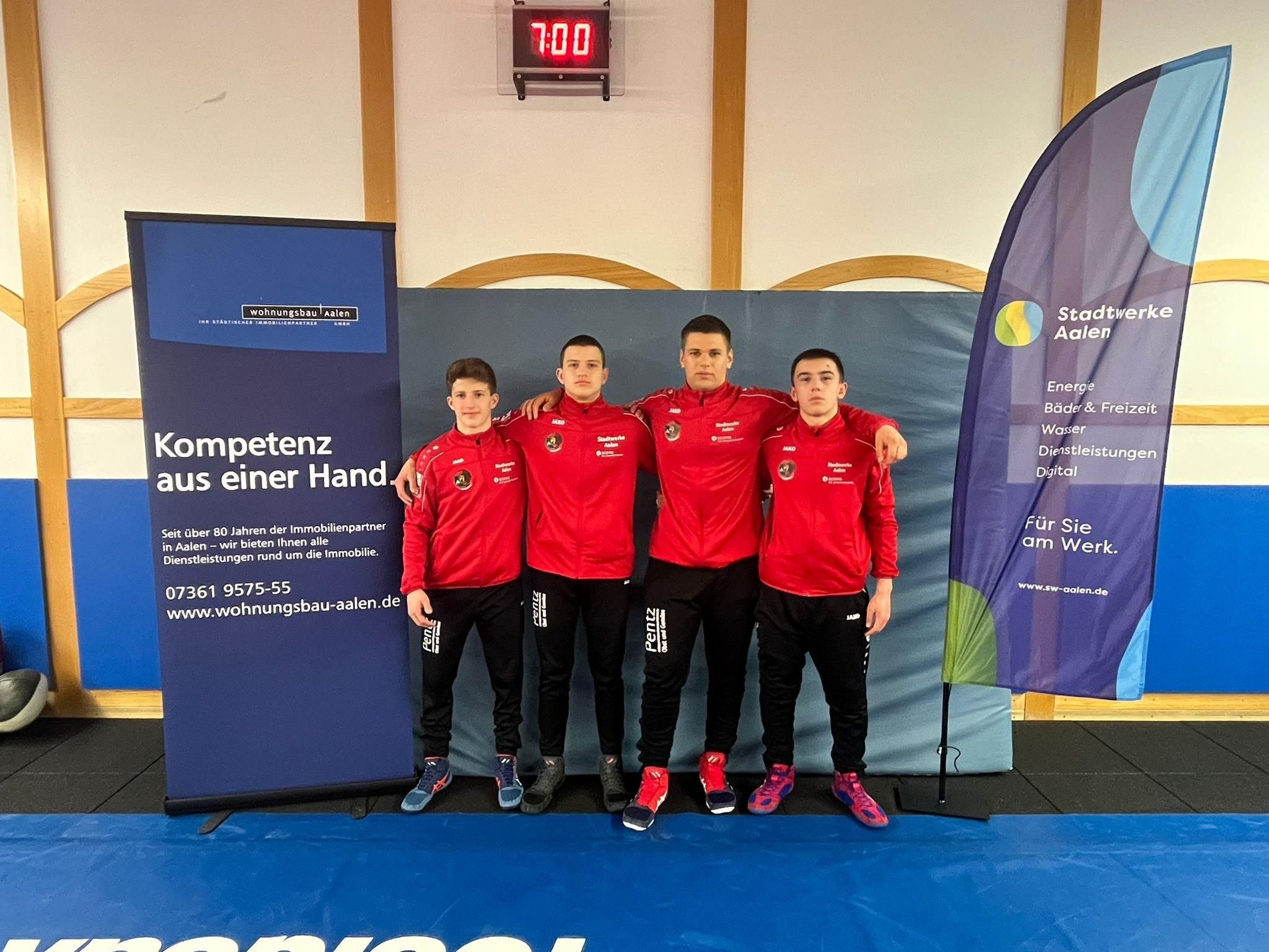 Junge Ringer des KSV Aalen sammeln Erfahrung auf nationaler Bühne