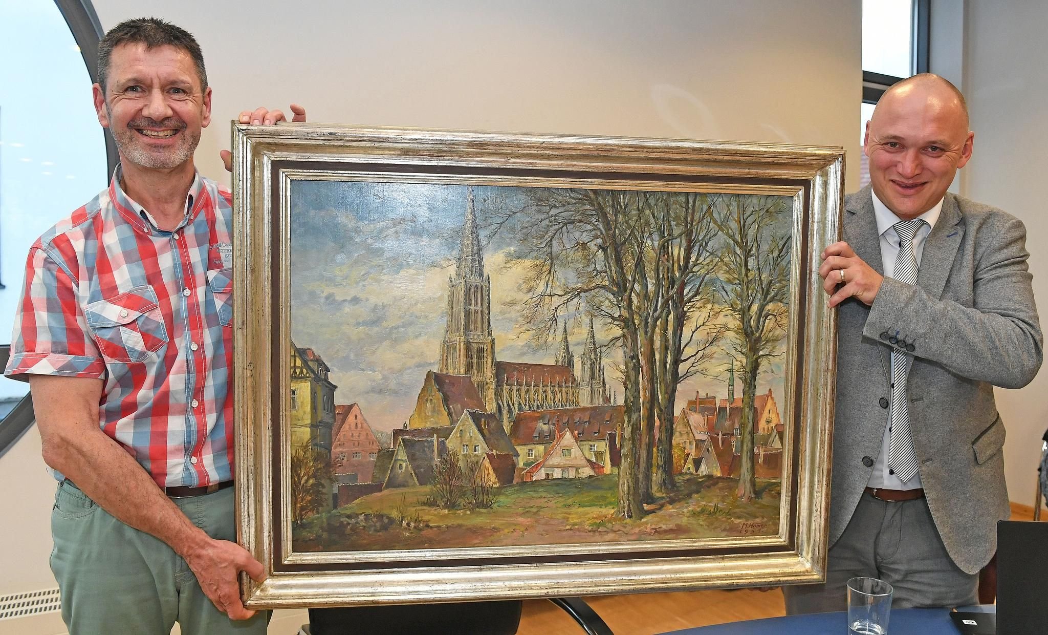 Schwendi kauft Ölbild von Max Hammer