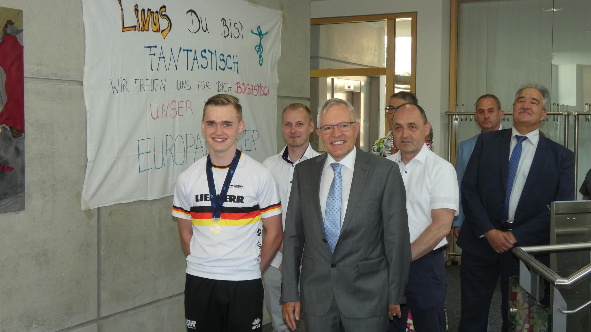 Linus Weber erneut EU–Vizemeister