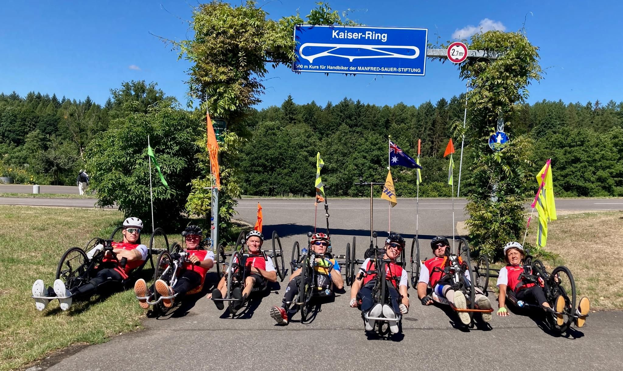 Handbiker radeln von Oberstadion nach Ulm