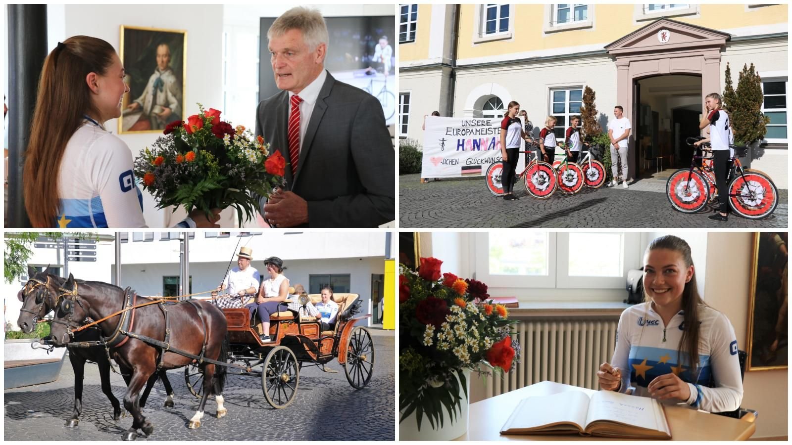 Bad Schussenried: Kunstradfahrerin Hannah Reichle wird geehrt