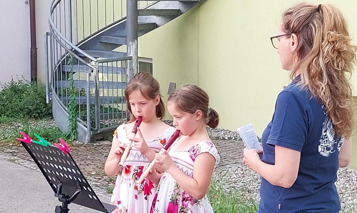 Blockflötenvorspiel des MV Lindau–Reutin