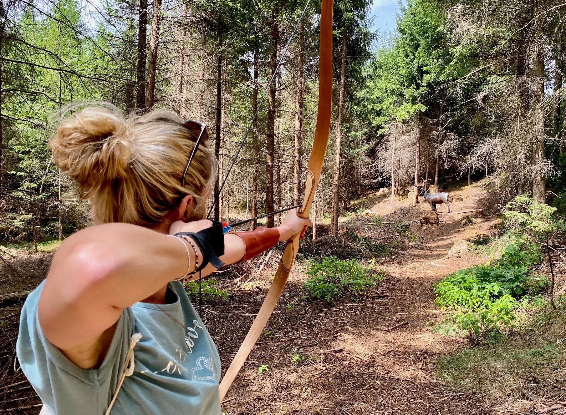 So ist es auf dem 3D–Bogenparcours in Bad Waldsee