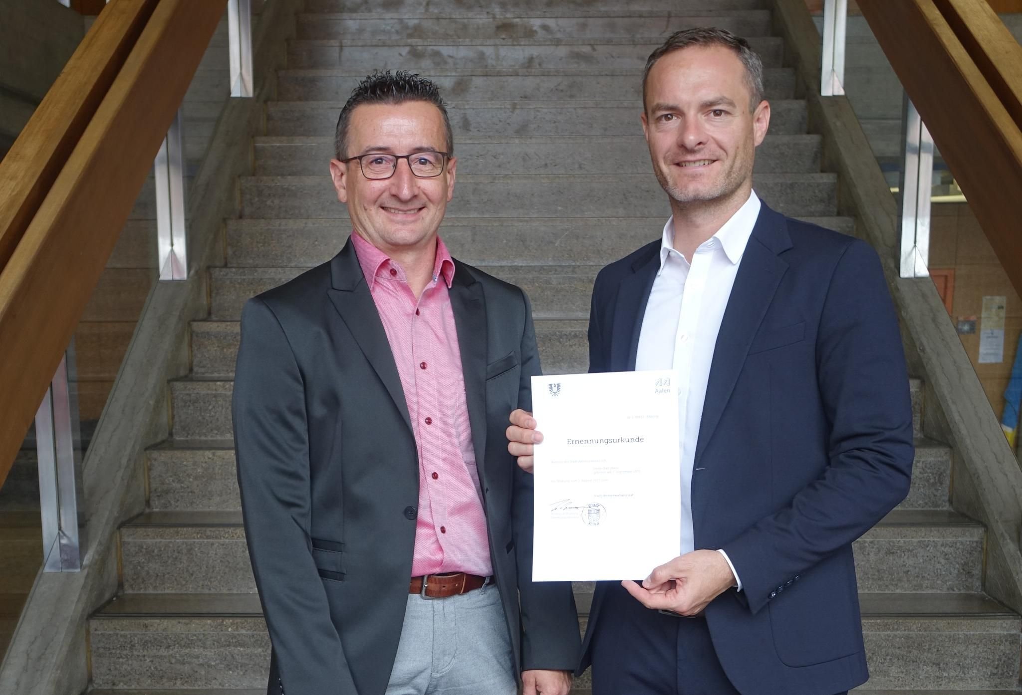 Ralf Abele ist jetzt Hauptamtsleiter