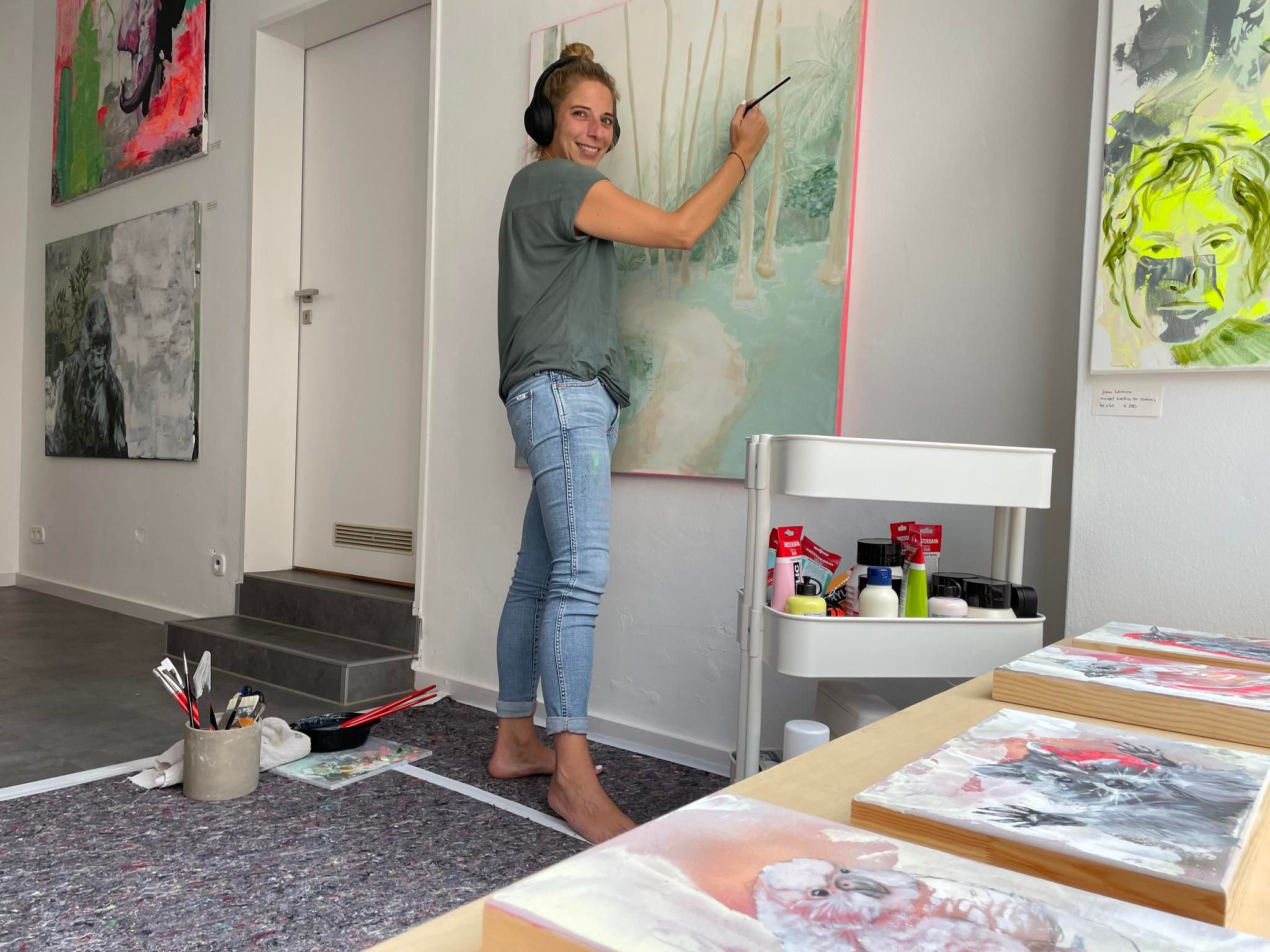 Annkathrin Immler aus Isny geht neuen Weg und setzt auf die Kunst