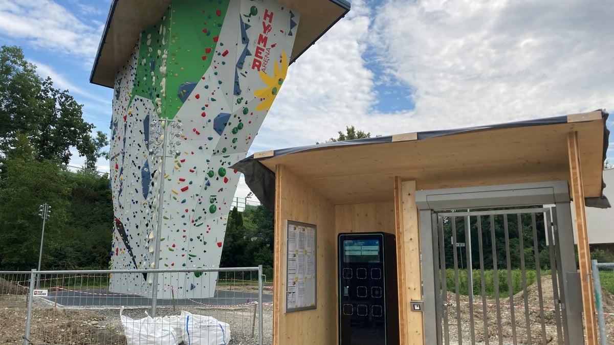 DAV Wangen eröffnet seinen Kletterturm