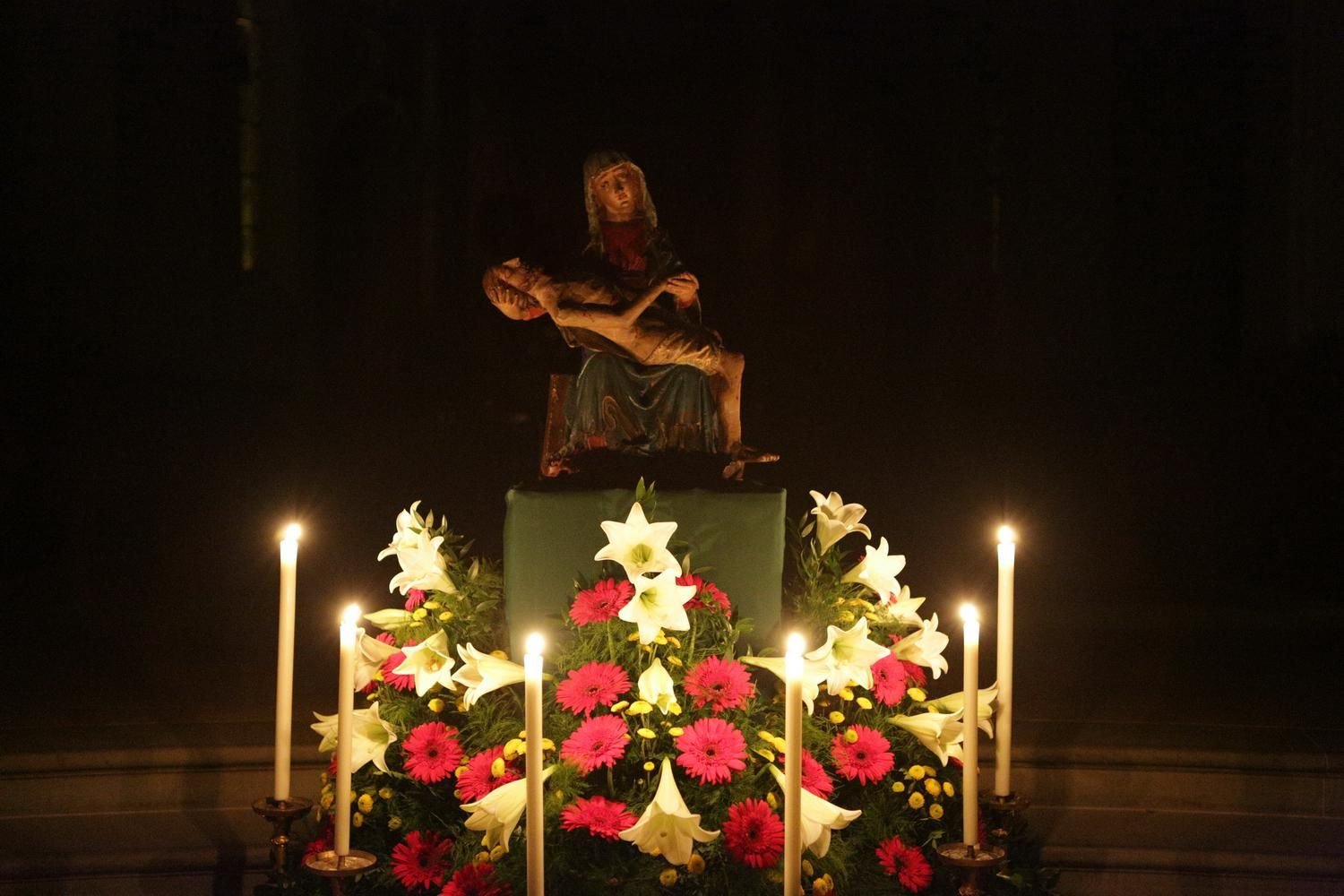 Wallfahrtsandacht in der Beuroner Abteikirche