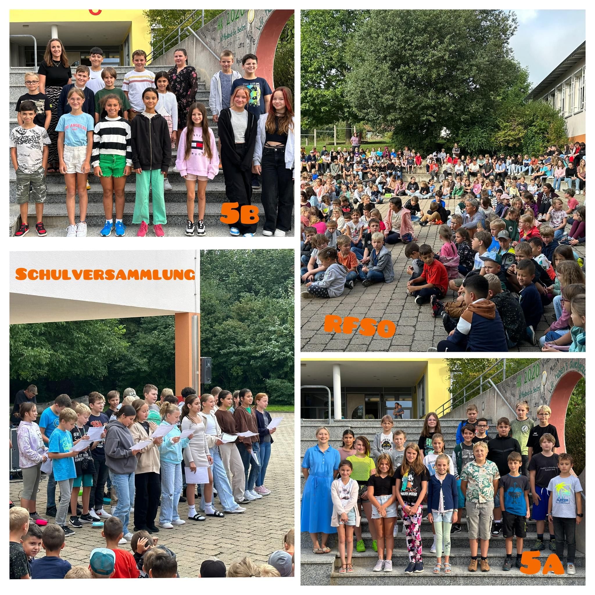 Erste Schulwoche am Reinhold-Frank-Schulzentrum Ostrachtal