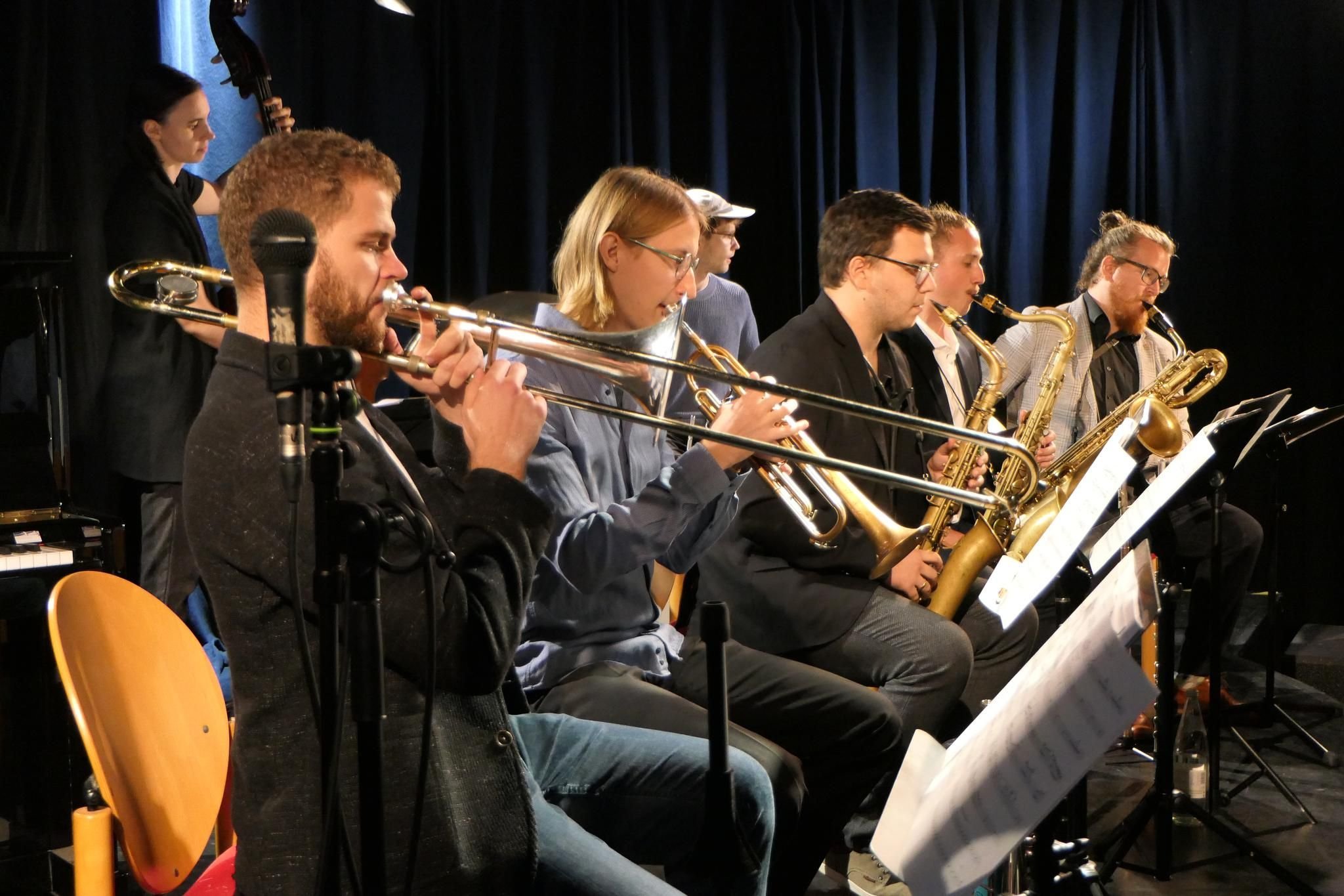 Samuel Restle Oktett live beim Jazzport-Festival