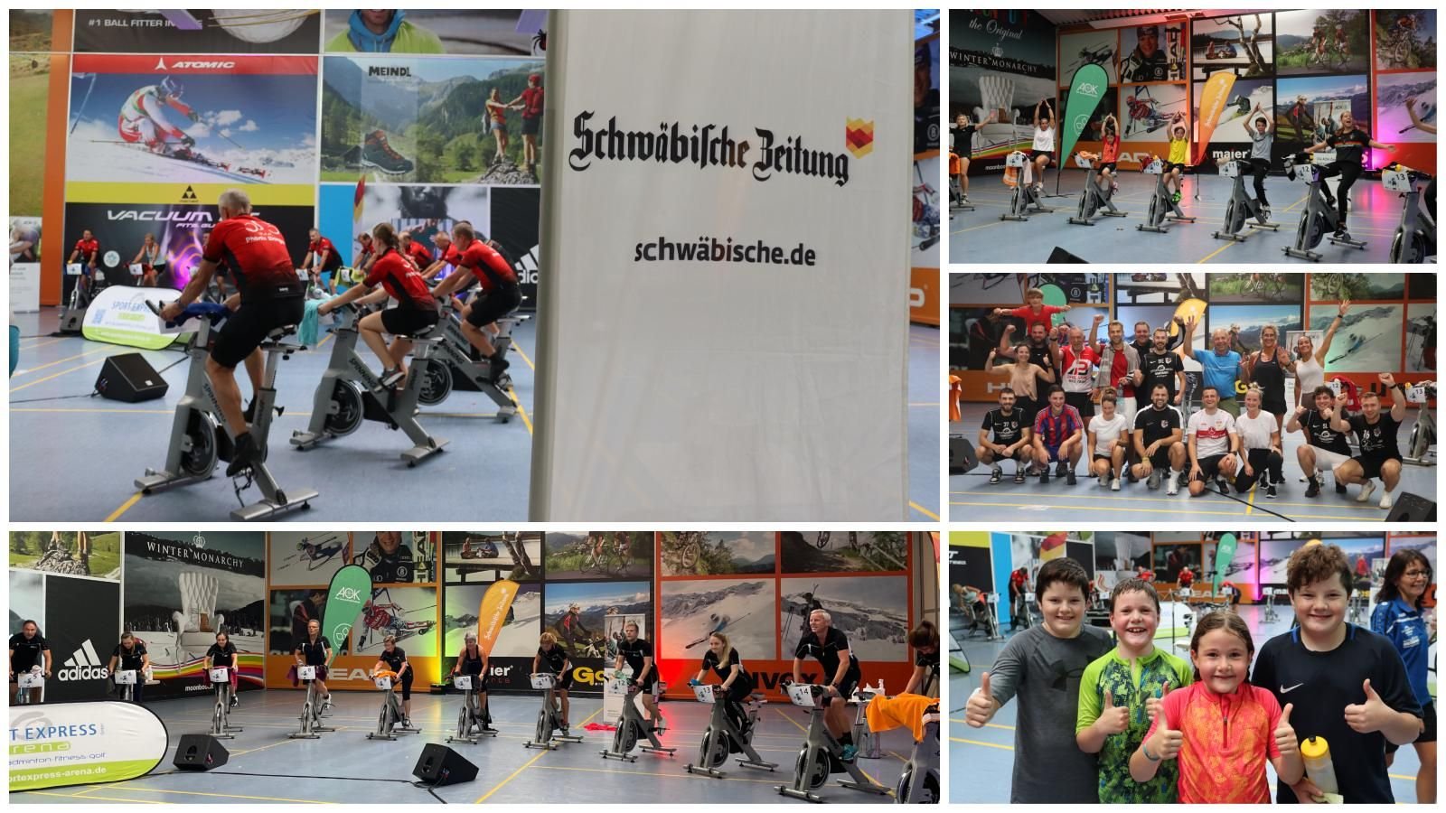 24-Stunden-Spinning-Event Ehingen: Teilnehmer erradeln 6831 Kilometer