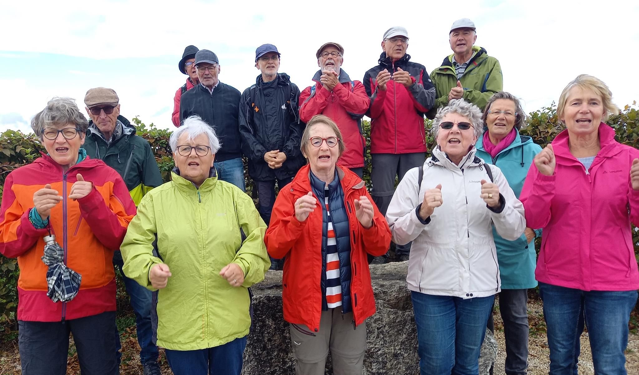 Da Capo Chor auf Herbstwanderung