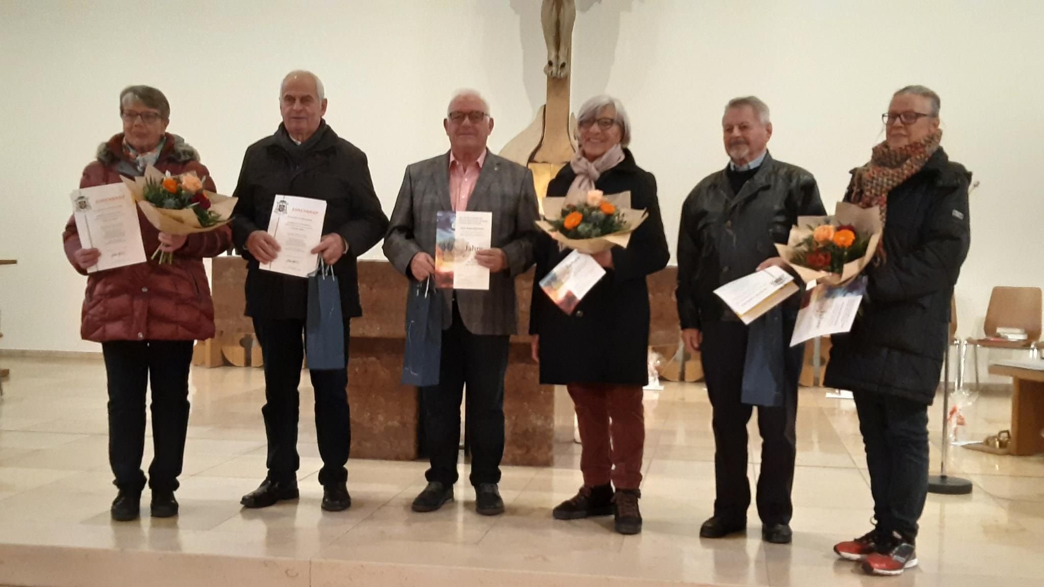 Ehrungen beim Gesamtchor Schlier-Unterankenreute