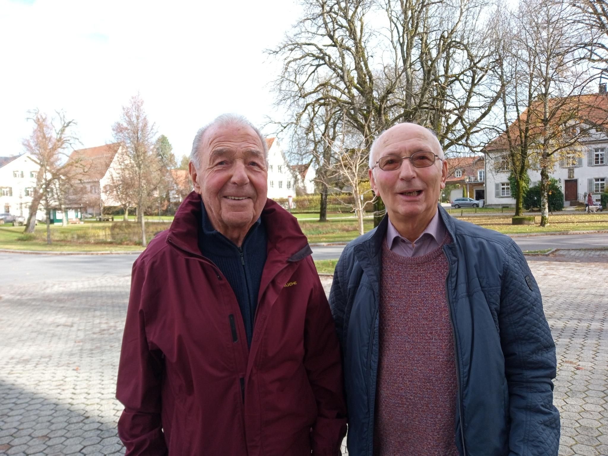 Sie machen seit 75 Jahren Musik: Erwin Jung und Erich Schorpp erinnern sich